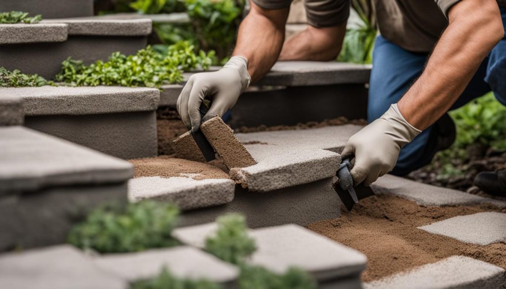 Interlocking Repair for Steps: Adding Elegance and Functionality